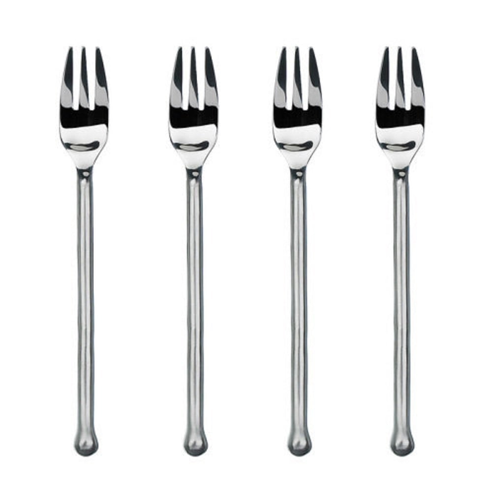 Gourmet Settings Exotique Platinum 18/10 Stainless Cocktail Fork (Set ...