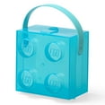 LEGO: Storage case/Lunch Box W/ Handle in Translucent Light Blue ...