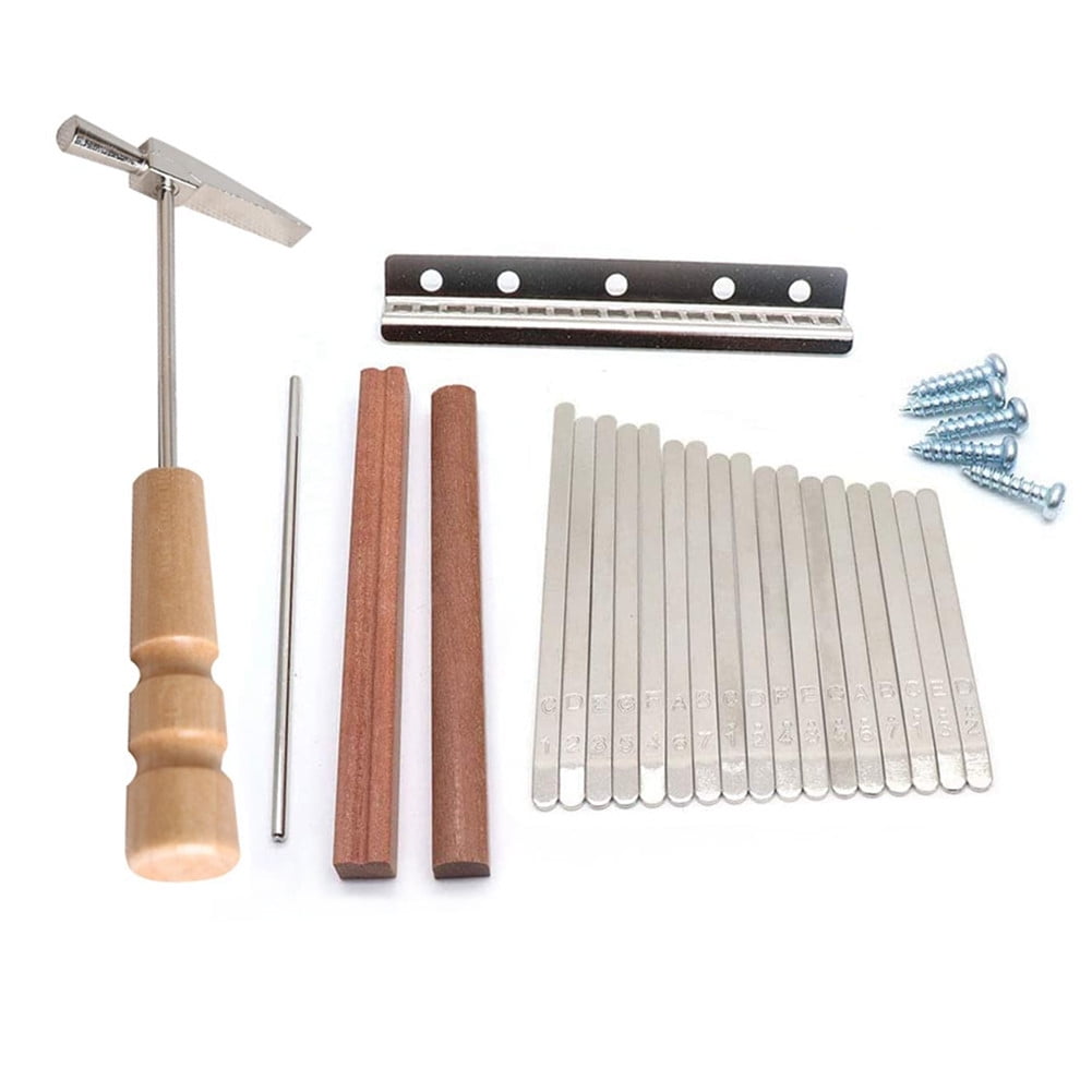 17 keys Kalimba Replacement Kit for Thumb Piano DIY Accessory Mbira ...
