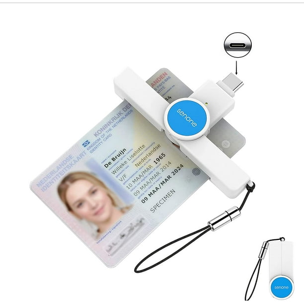 CAC Reader DOD Military USB-C Common Access Smart Card Reader ...