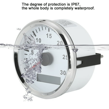 Waterproof Tachometer, 85mm / 3.3in Boat Tachometer Sensor IP67 Tacho ...