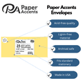 Accent Design Paper Accents Envelope #10 Letter 25pc Light Yellow ...