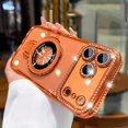 Luxury Rhinestone Magnetic Stand Phone Case, Full-Cover Anti-Drop ...