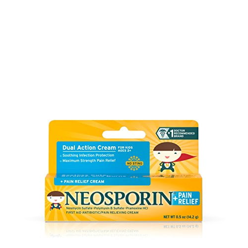 Neosporin + Pain Relief Cream 0.5 oz - Walmart.com