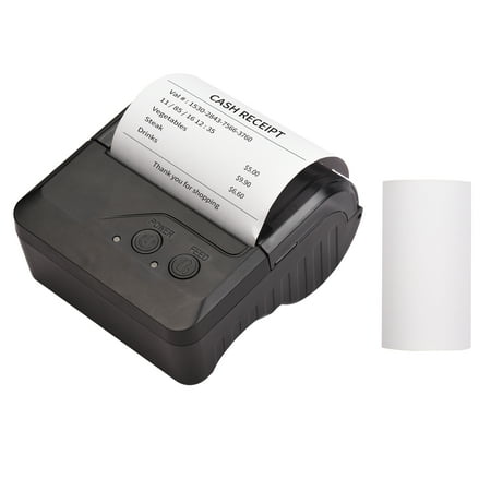 Portable BT 80mm Thermal Receipt Printer Mini Bill POS Mobile Printer ...