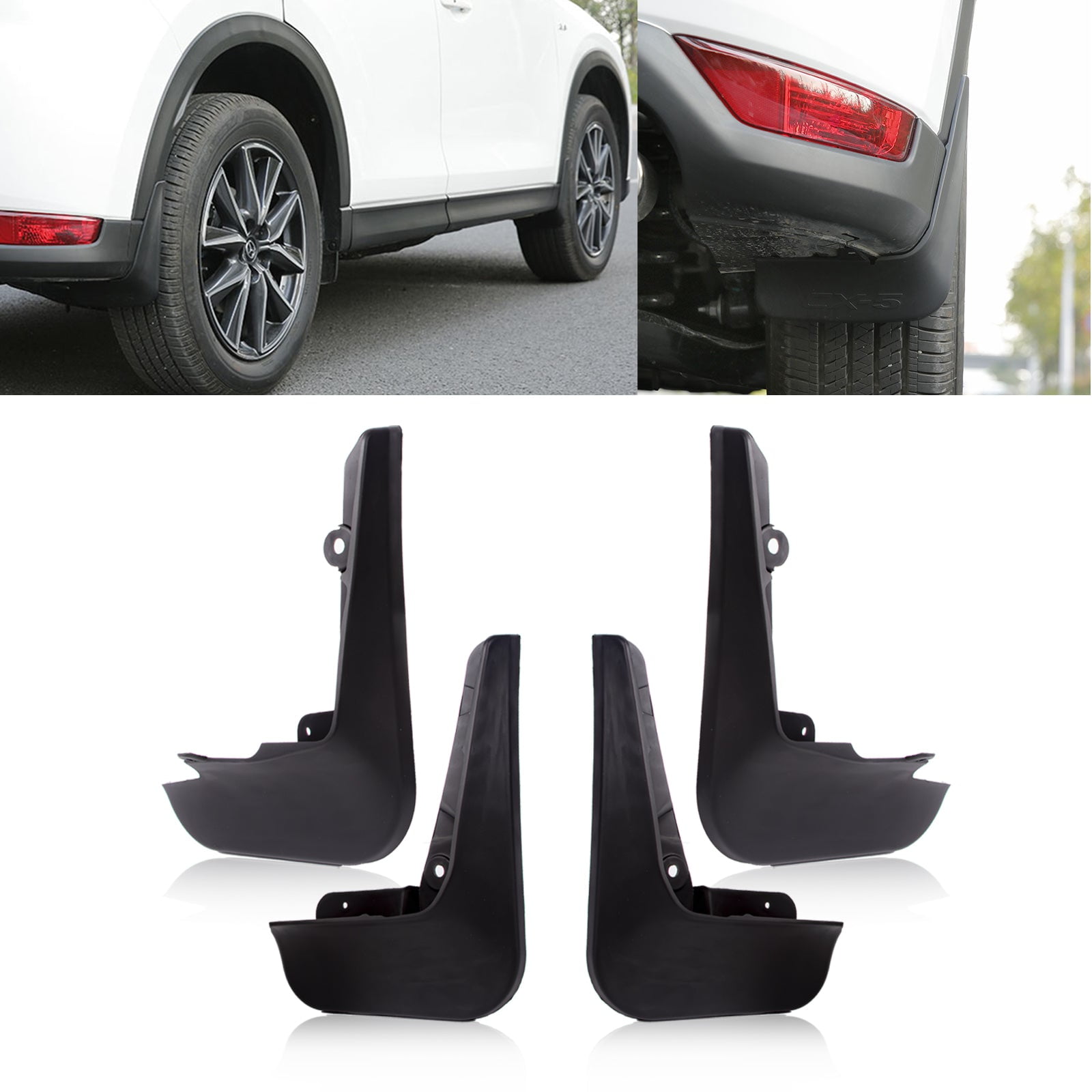 Xotic Tech 4PCS Front & Rear Mud Flap Splash Guards Fender Flare ...