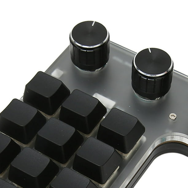 Gaming Keyboard,12 Key 3 Knob Key Keypad Key Knob Mechanical Keyboard ...