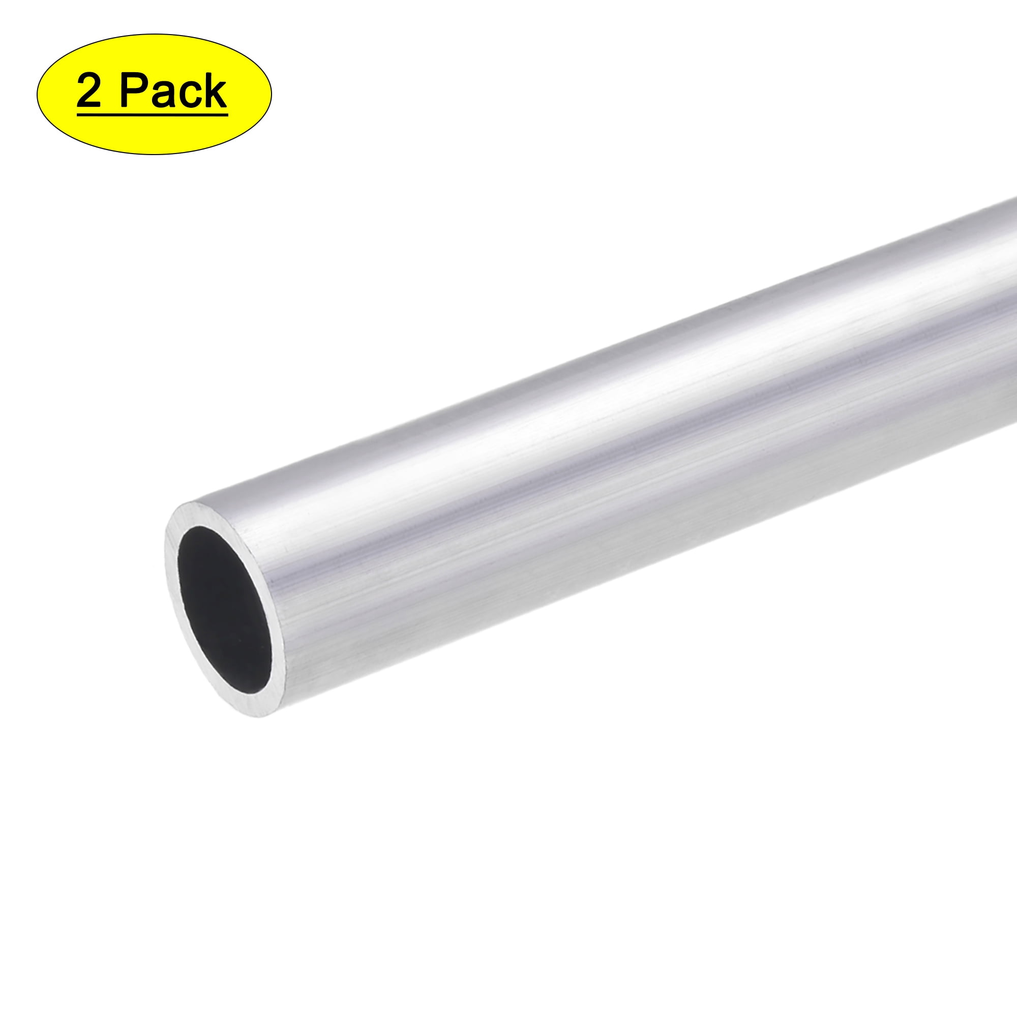 Uxcell Aluminum Round Tube Seamless Straight Tubing 23mm OD 18mm Inner ...