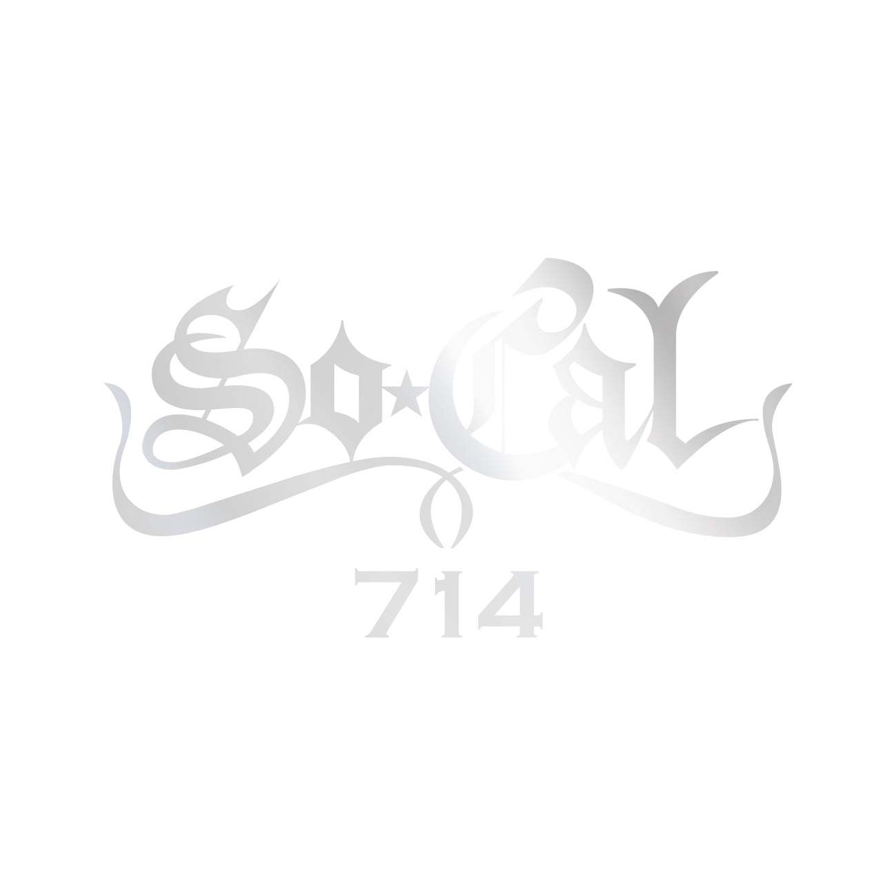 So Cal 714 Sticker Decal Die Cut - Self Adhesive Vinyl - Weatherproof ...