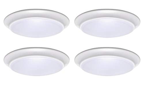 LIT-PaTH LED Flush Mount Ceiling Lighting Fixture, Dimmable 7 Inch 11 ...