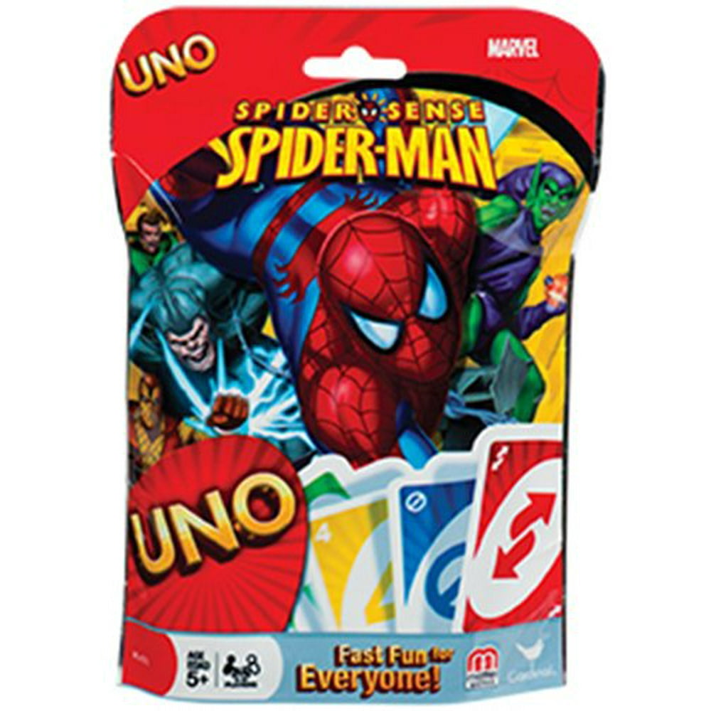 Cardinal Spider-Man Uno Cards - Walmart.com - Walmart.com