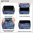 2 Pcs Foldable Felt Storage Bins Decorative Fabric Organizer Baskets ...