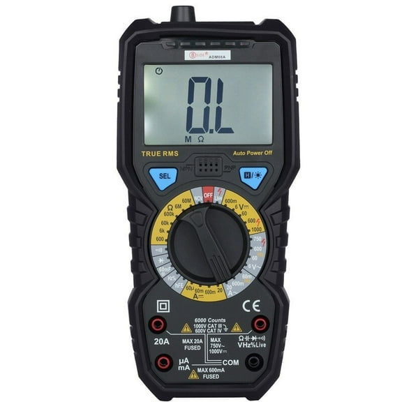 MCH-6008AB Digital Clamp Type Multimeter AC DC Measurable Temperature ...