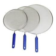 Stainless Steel Splatter Guard with Handle, Oil-Proof Cooking Pot Cover ...