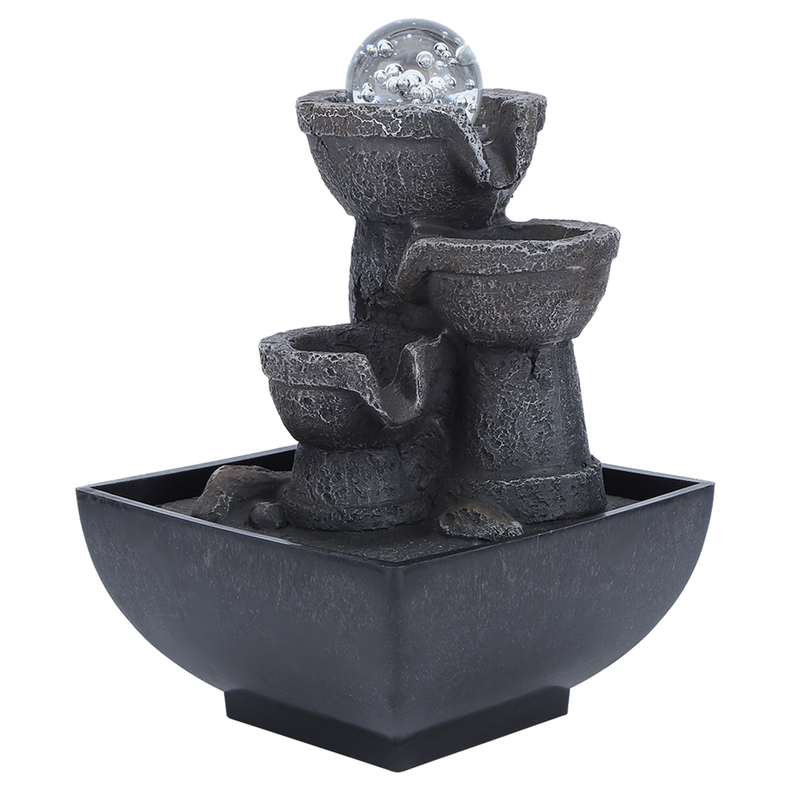 Click here for Crtynell Tabletop Waterfall Fountain led Illuminat... prices
