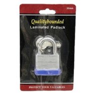 Wideskall 25mm 1" inch Small Mini Solid Brass Padlock with 2 Keys ...