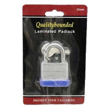 Wideskall 25mm 1" inch Small Mini Solid Brass Padlock with 2 Keys ...