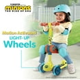 Minions 2-in-1 3 Wheel Light-Up Scooter with Folding Seat for Boys ...