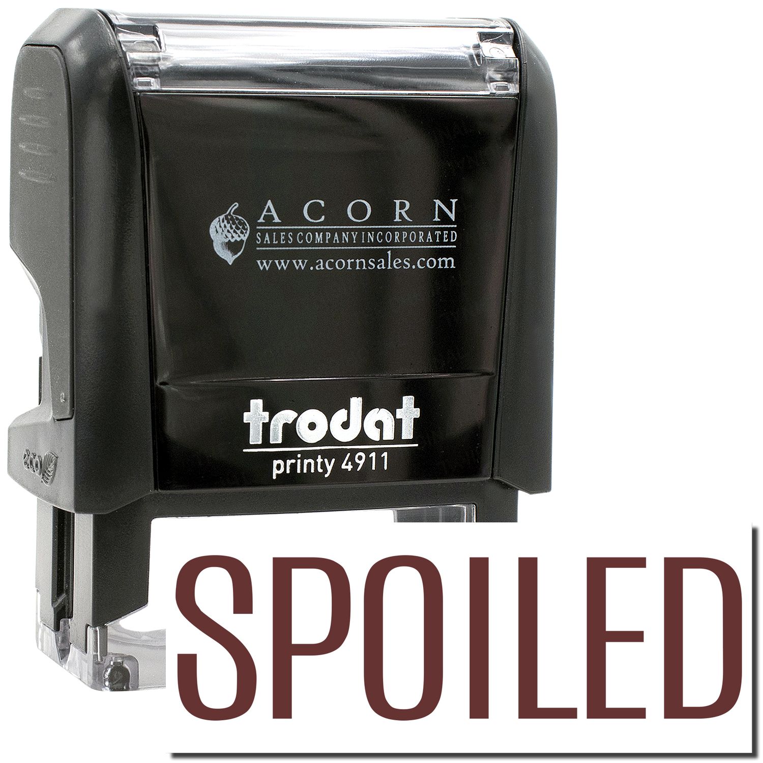 Self-Inking Spoiled Stamp, Trodat Printy 4911, Press and Print Stamping ...