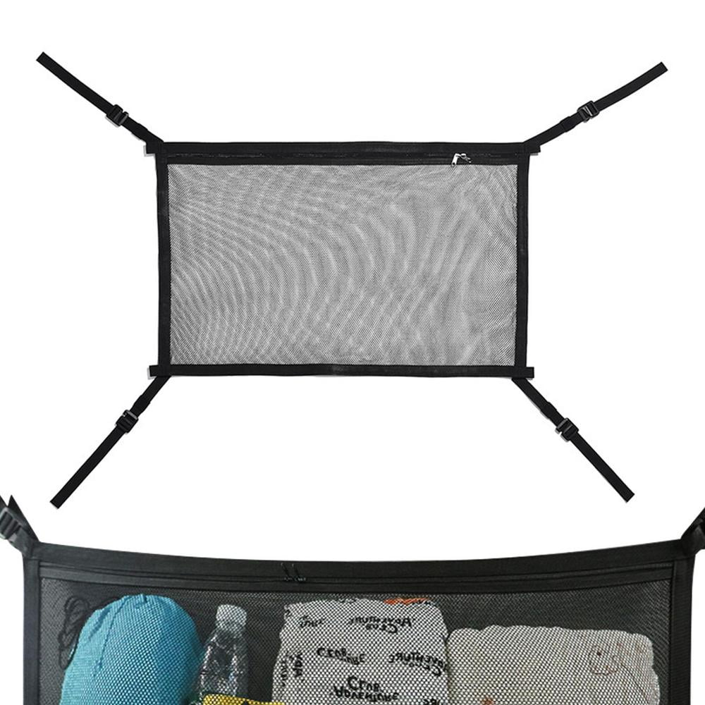 Tohuu Car Ceiling Cargo Net Double Layers Automotive Ceiling Storage ...