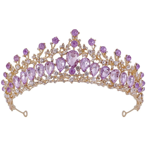 WORGEOUS Tiara de boda para mujeres Tiara de boda de cumpleaños de boda ...