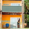 3'x79' Balcony Privacy Fence Screen with Zip Ties, Outdoor UV ...