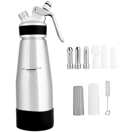 The Latest 500ml Aluminum Whipped Cream Dispenser Foamer Cream Gun Soda ...