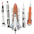 Space Exploration Toy Rocket Set: 10 Pc Rocket Replica Toy Collector's ...