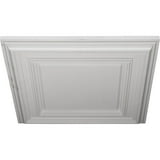 23 3/4"W x 23 3/4"H x 1 5/8"P Classic Square Ceiling Tile - Walmart.com