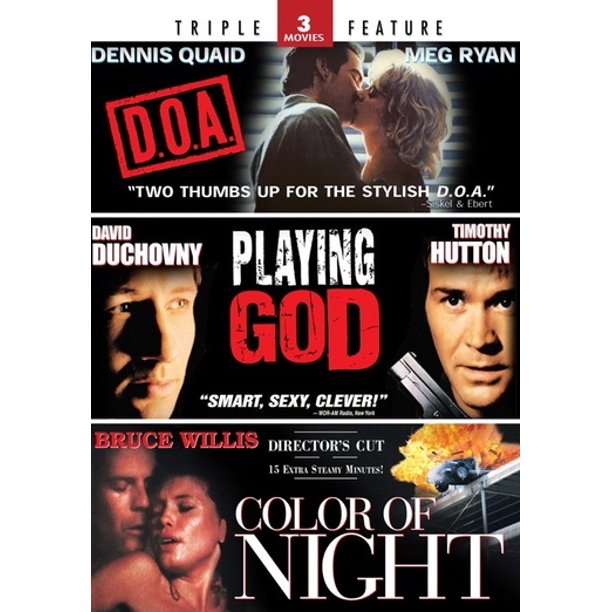 COLOR OF NIGHT/PLAYING GOD/D.O.A. (DVD/2 DISC/TFE) (DVD) - Walmart.com
