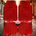 4Pcs Universal Car Floor Mats Waterproof Dustproof Non Slip Easy Clean ...