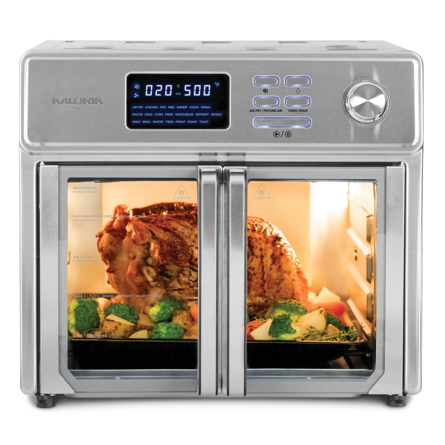 Kalorik MAXX® 26 Quart Digital Air Fryer Oven with 5 Accessories and ...