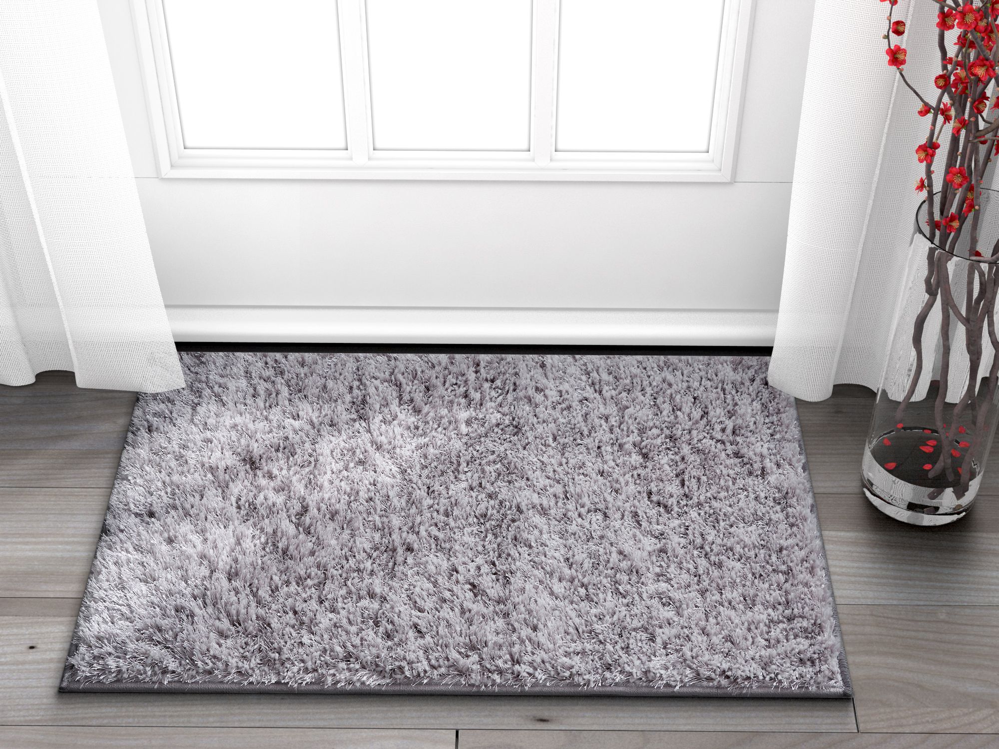 Well Woven Luxy Soft And Plush Solid Shag Plain Color Modern Area Rug ...