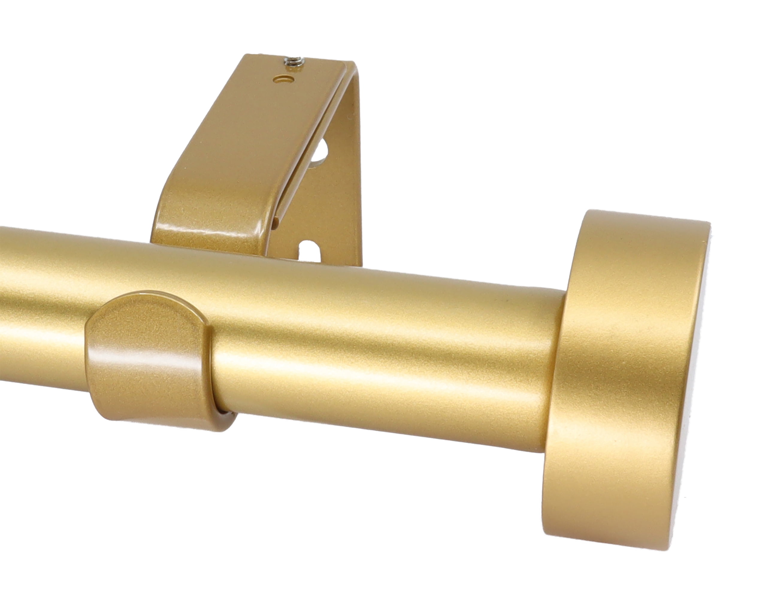 Meriville 1-Inch Diameter Single Window Treatment Curtain Rod, Vico End ...