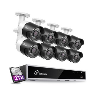 Evertech 8 Channel 2 Indoor HD 1080P Security Surveillance Camera ...