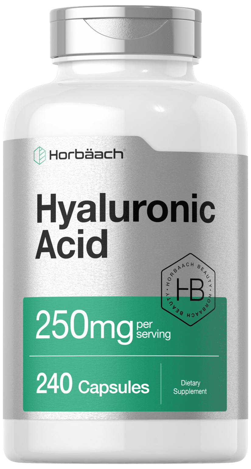 Hyaluronic Acid Capsules | 250 mg | 240 Count | by Horbaach - Walmart.com