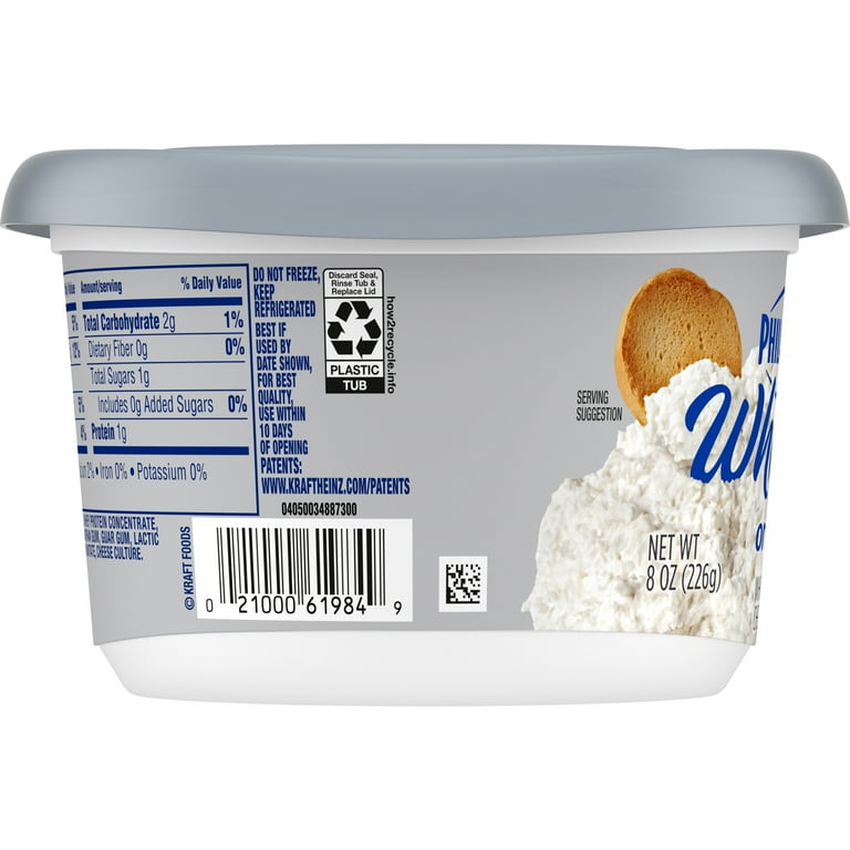 Whipped Cream Cheese Label