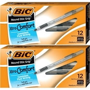 BIC 4-Color Smooth Retractable Ballpoint Pens, Medium Point (1.0mm), 3 ...