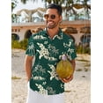 COOFANDY Men's Hawaiian Shirt Short Sleeve Tropical Shirts for Men ...