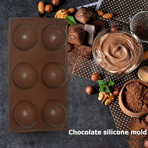 Mymisisa 3D Half Ball Mold Silicone Half Sphere Mold Dome Baking Mold ...