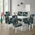 Chair Covers for Dining Room Set of 6, Stretch Dining Chair Cover 6 ...