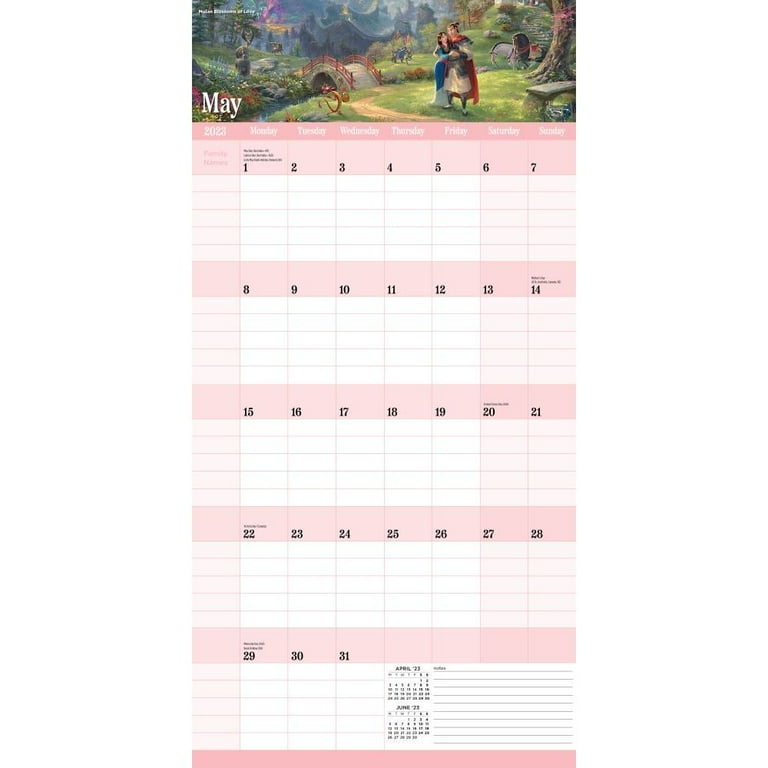 Thomas Kinkade Disney Dreams Collection 2022 Wall Calendar