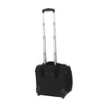 "Tprc 16"" Rolling Underseat Carry-on Suitcase with Wheels, Black ...