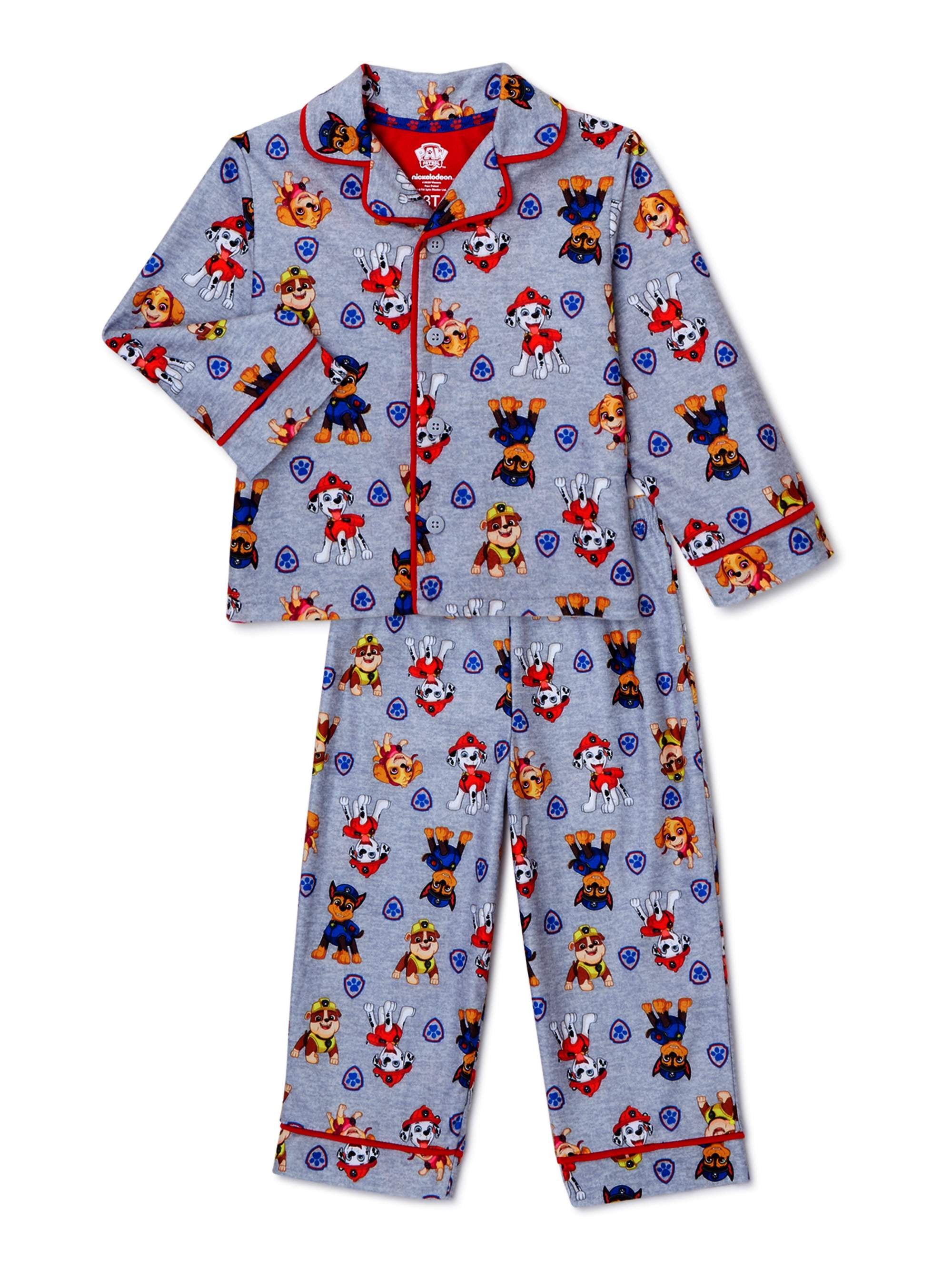 PAW Patrol - Paw Patrol Toddler Boy Coat Pajama Set, 2-Piece - Walmart ...
