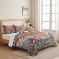 90x96in Quilt Bedding Set, Retro Medieval Turkish Tattoos Lightweight ...