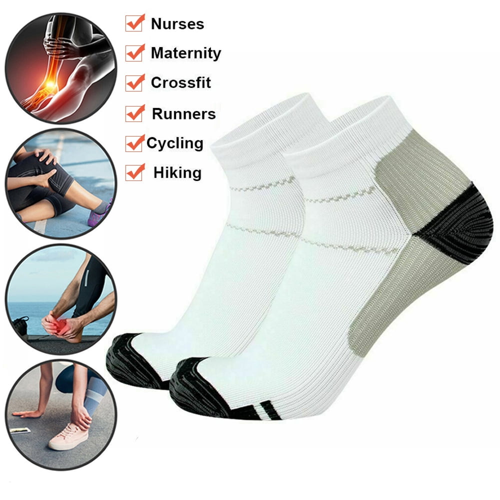 15-20 mmHg Compression Socks Plantar Fasciitis Foot Pain Relief Sleeves ...