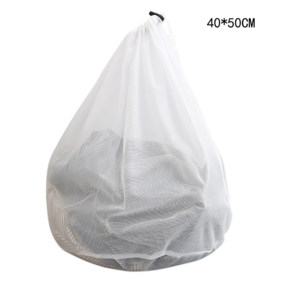 Large Washing Net Bags,Polyester Mesh Laundry Bag with Drawstring ...
