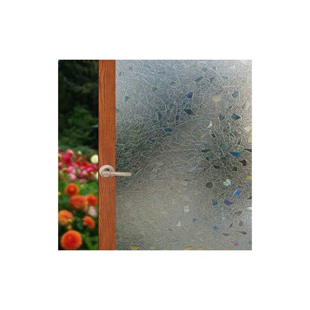 Glass sticker The width of 3D refraction glass window sticker film can ...