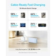 Anker Power Bank, 20,000mAh Portable Charger with Built-in USB-C Cable ...