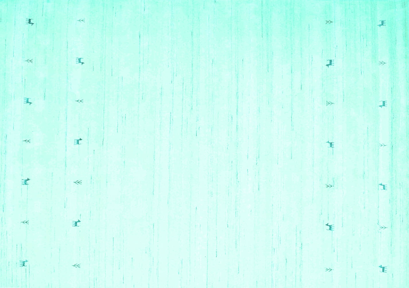 Ahgly Company Machine Washable Indoor Rectangle Solid Turquoise Blue ...